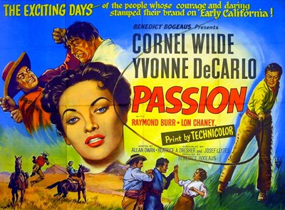 RAREFILMSANDMORE.COM. TWO FILM DVD: THE BOLDEST JOB IN THE WEST (1972) + PASSION (1954)